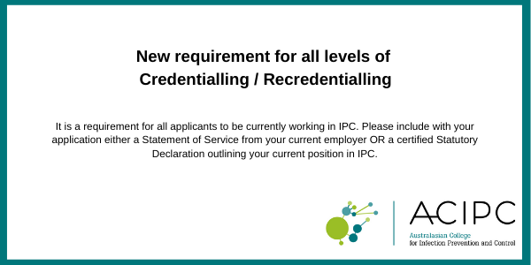 Credentialling - ACIPC - Australasian College for Infection Prevention ...